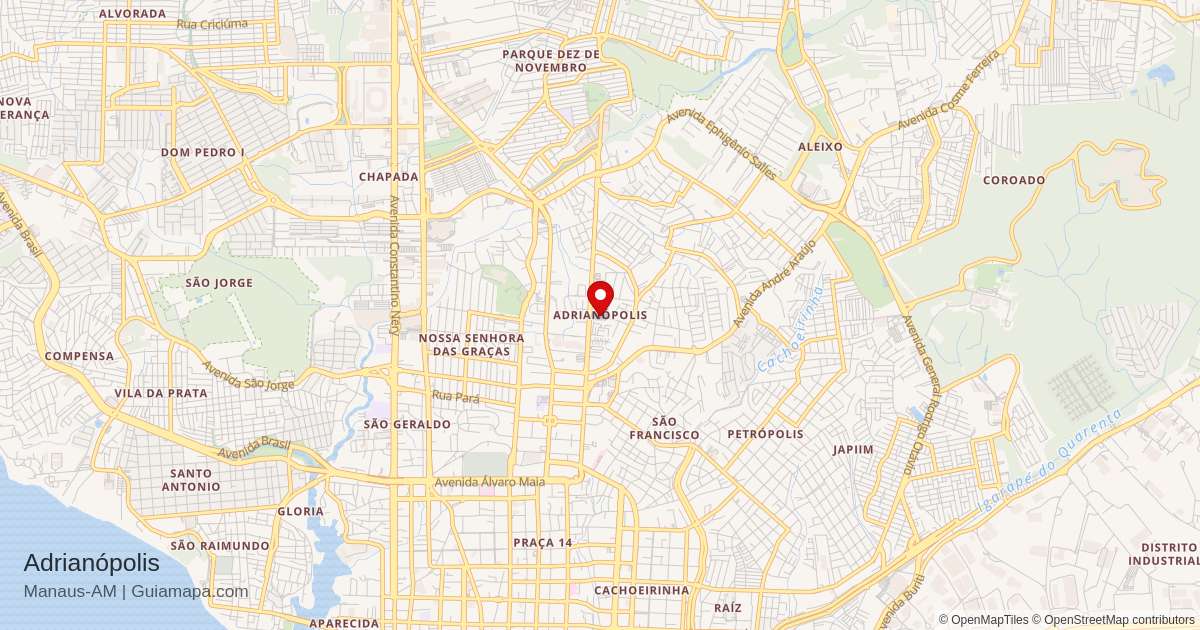 Bairro Adrianópolis - Manaus - AM