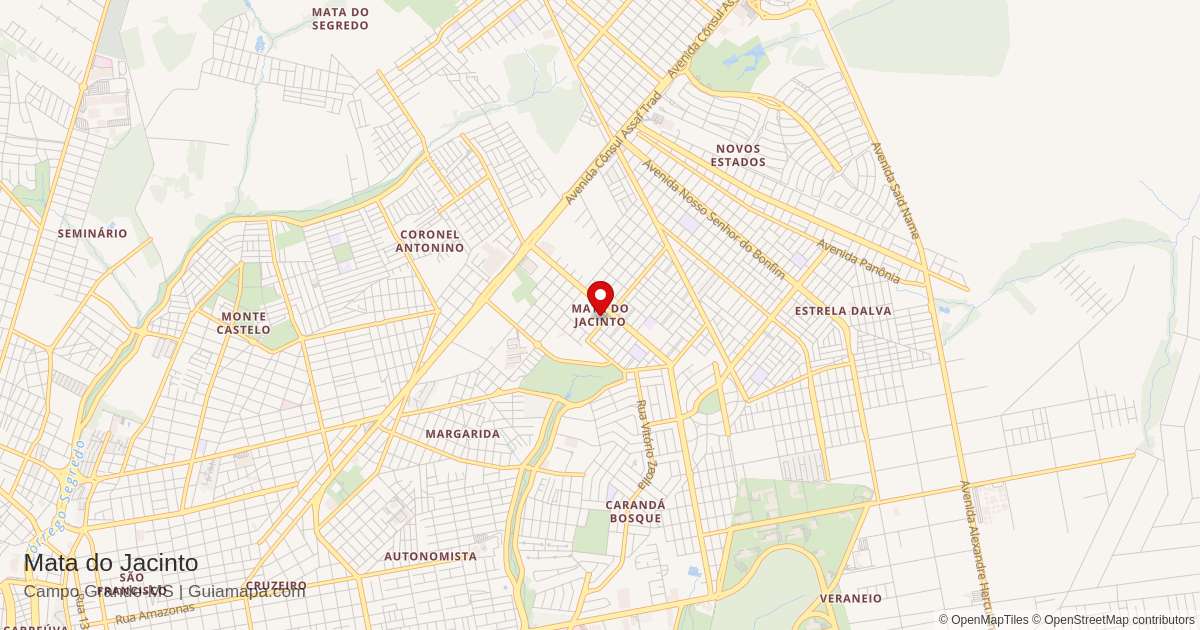 Bairro Mata do Jacinto - Campo Grande - MS