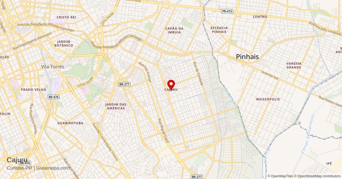 Bairro Cajuru - Curitiba - PR