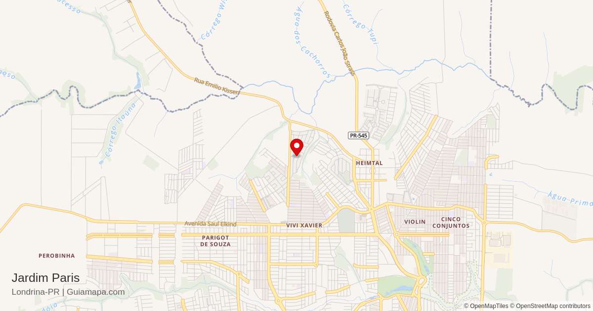 Bairro Jardim Paris - Londrina - PR