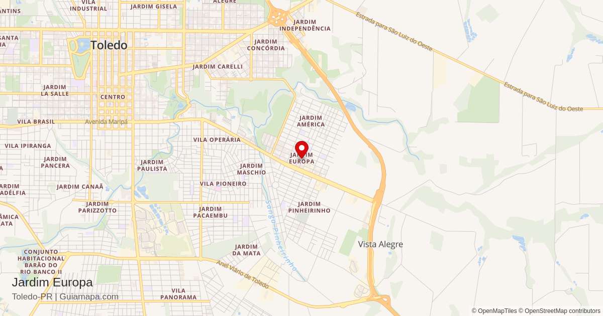 Bairro Jardim Europa - Toledo - PR