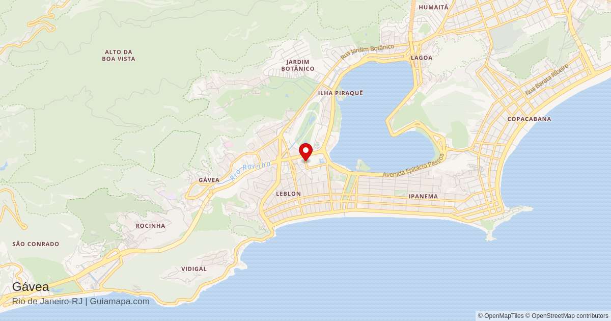 Bairro Gávea - Rio de Janeiro - RJ