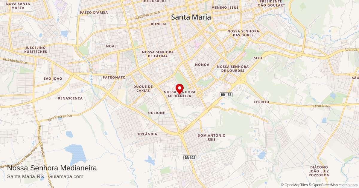 Bairro Nossa Senhora Medianeira - Santa Maria - RS
