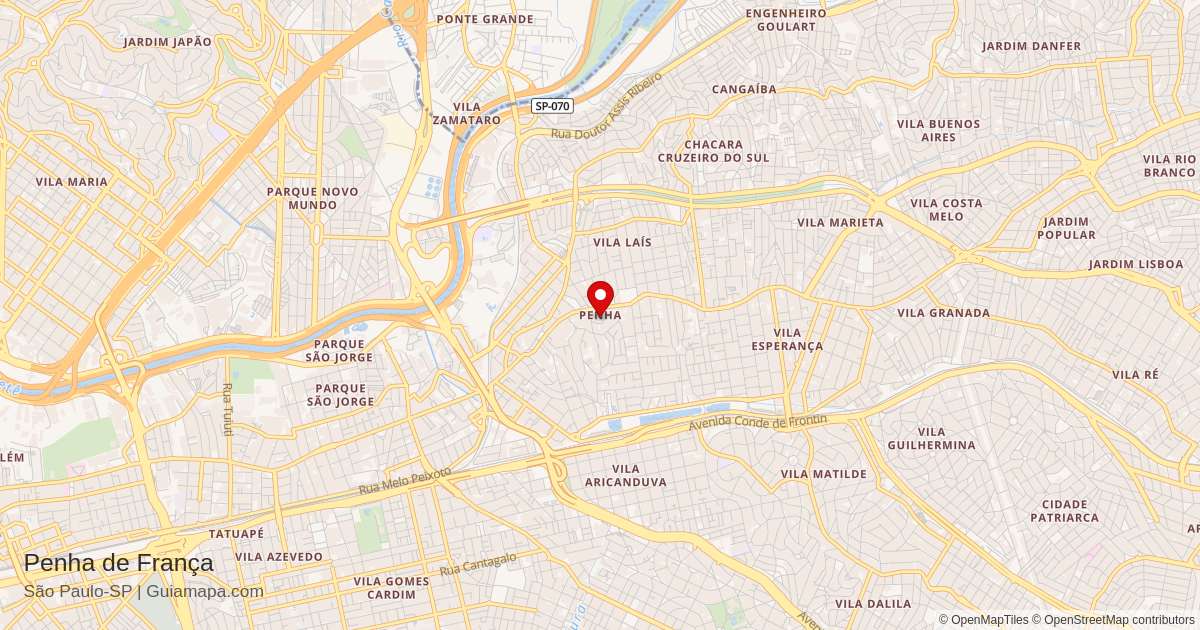 Bairro Penha de França - São Paulo - SP