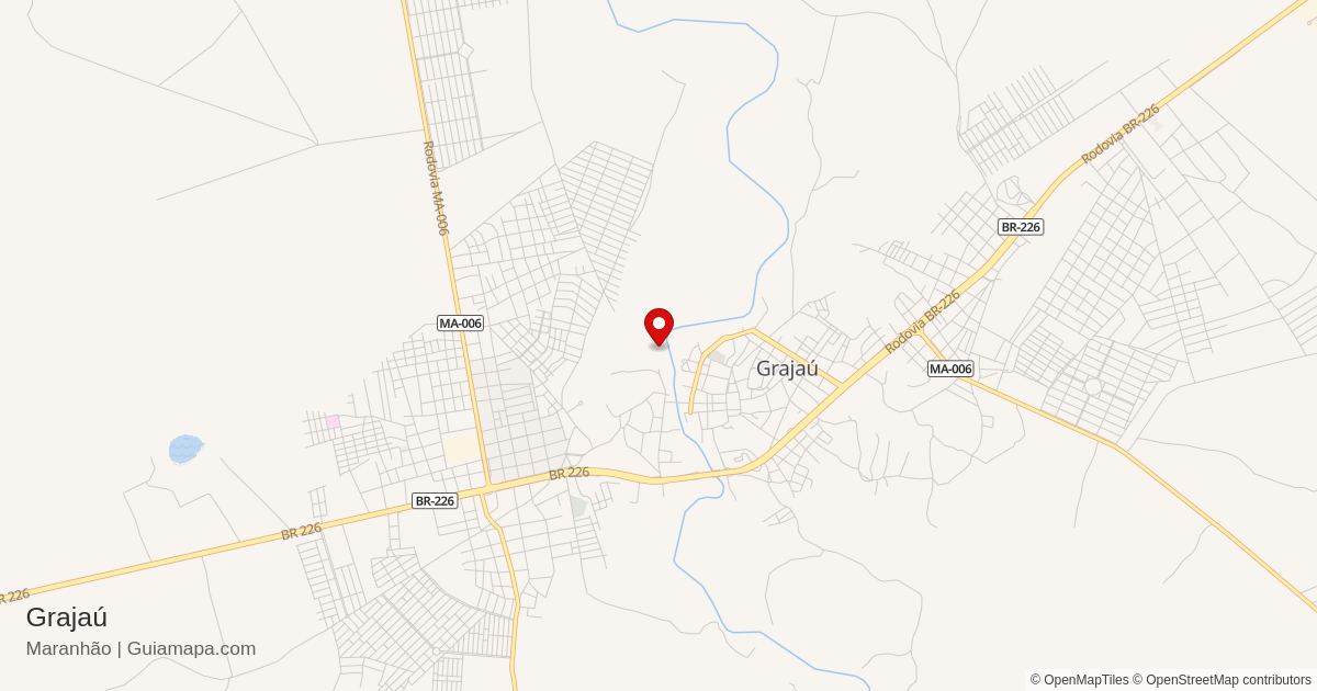 Mapa de Grajaú - Maranhão - Guiamapa.com