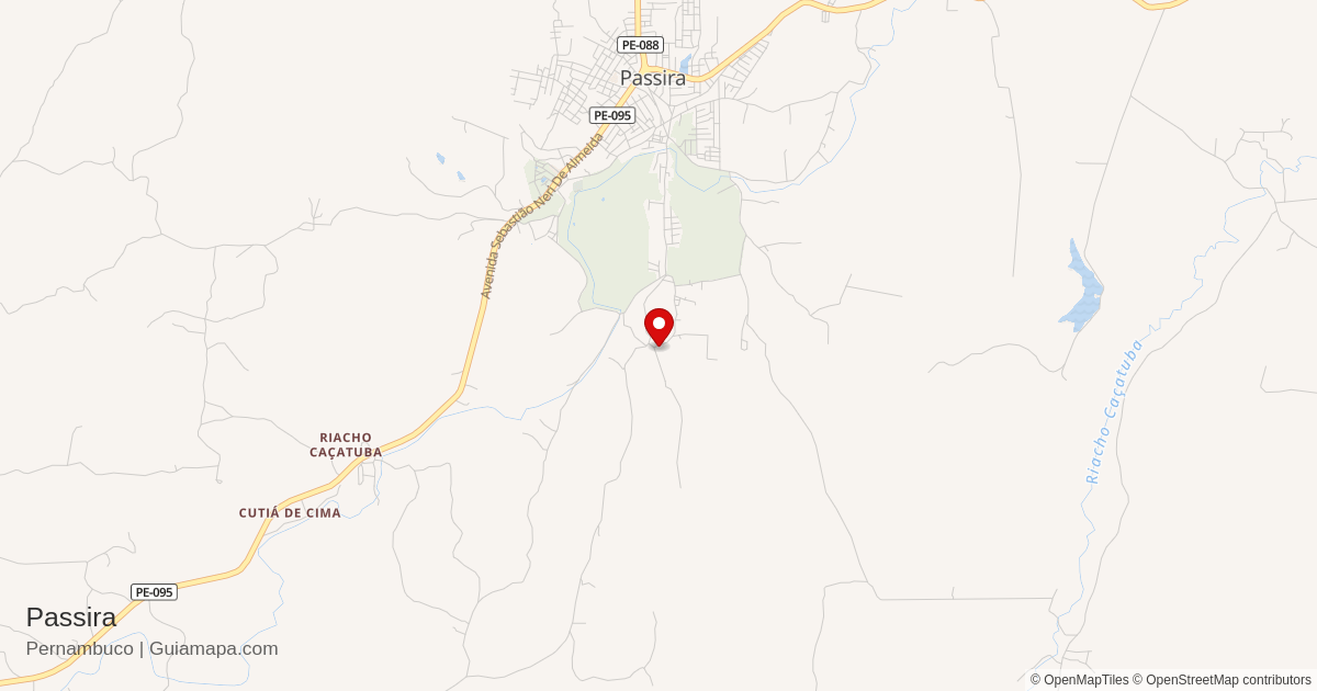 Mapa de Passira - Pernambuco - Guiamapa.com