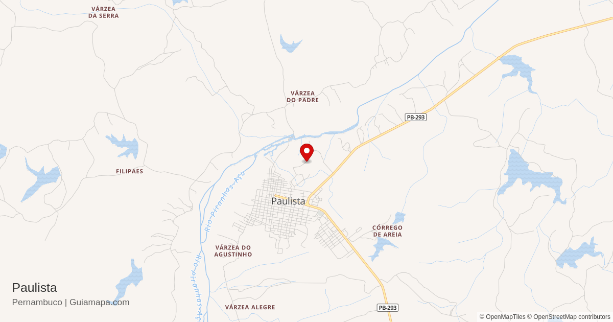 Mapa de Paulista - Pernambuco - Guiamapa.com