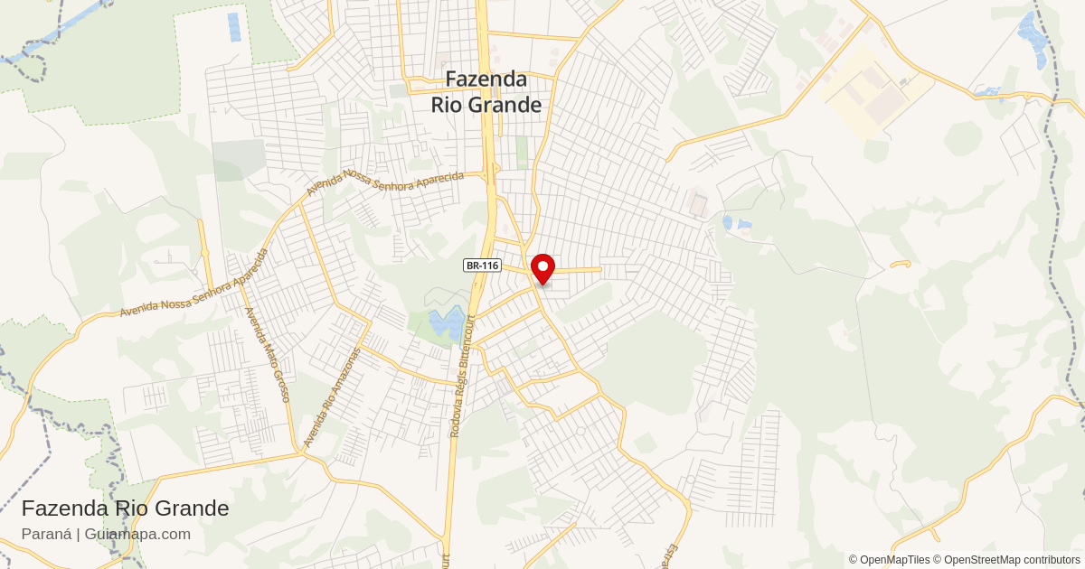 Mapa de Fazenda Rio Grande - Paraná - Guiamapa.com