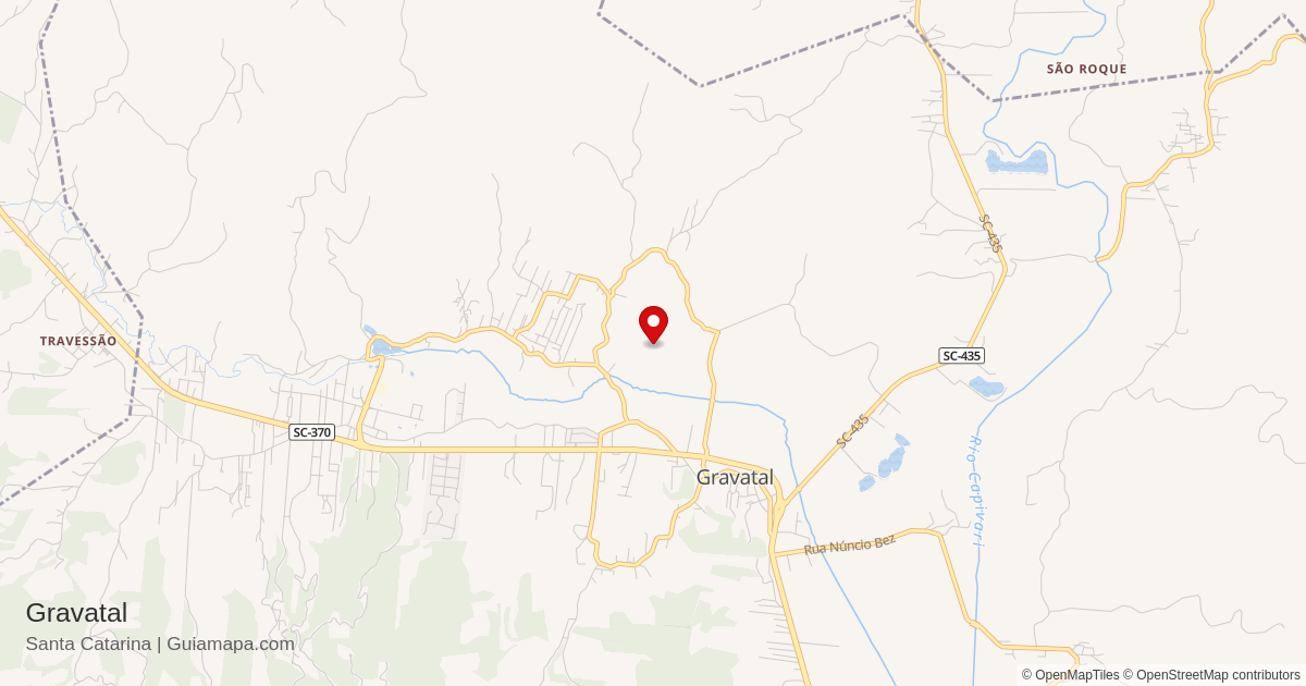 Mapa de Gravatal - Santa Catarina - Guiamapa.com